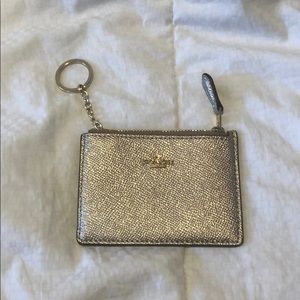 Coach | Accessories | Gold Coach Card Case | Poshmark